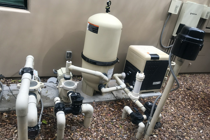 J Pool Service Las Vegas Pool system upgrade